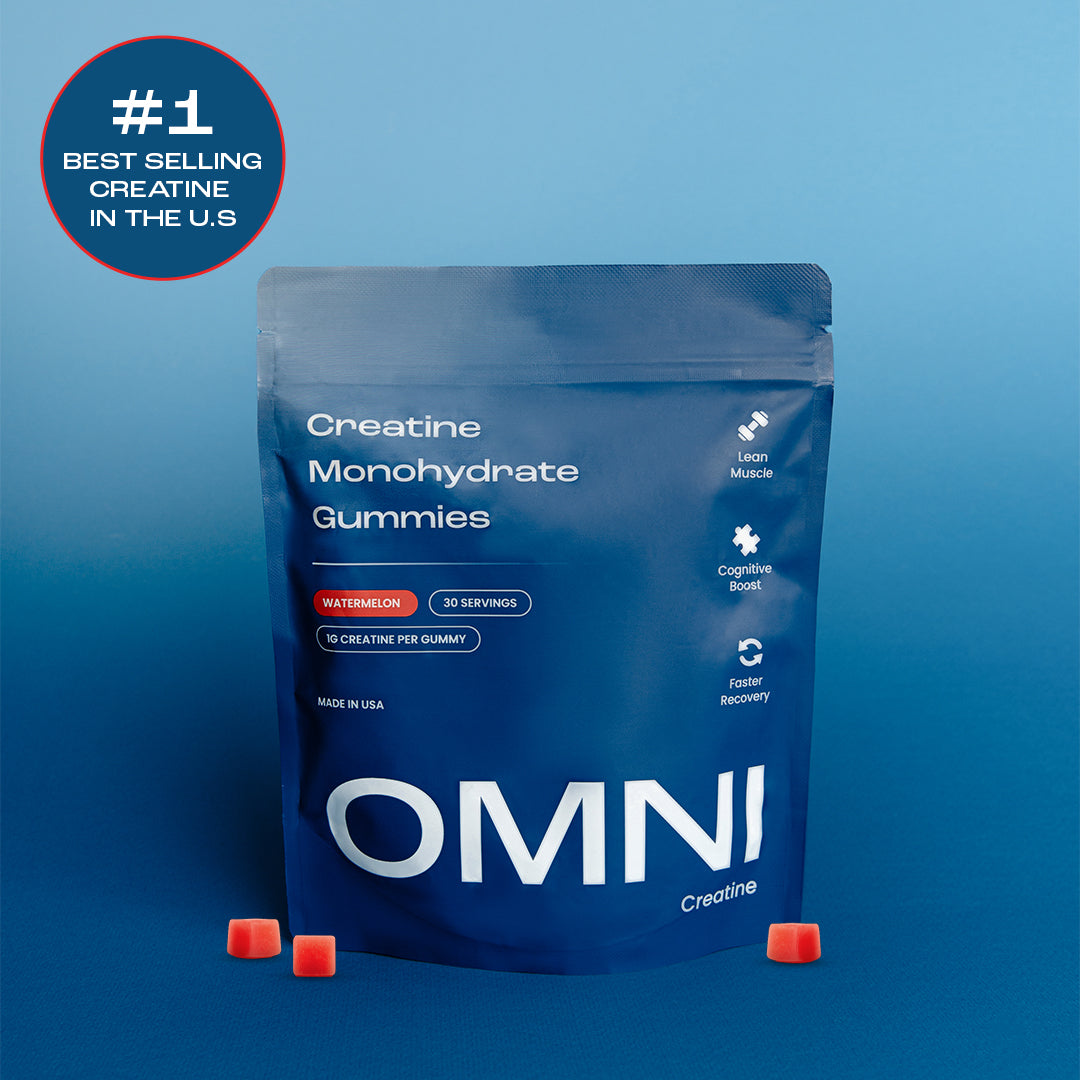 Daily Creatine Monohydrate Gummies, Watermelon Flavor | OMNI Creatine